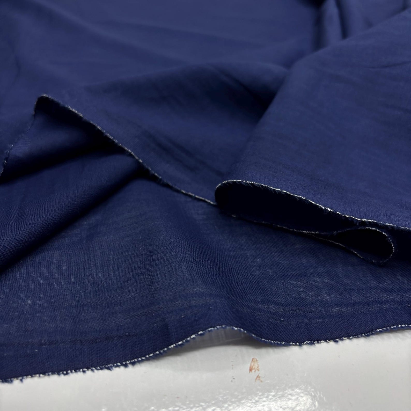 Navy Blue Pure Cotton Voile:dress, Shirt, Lining,baby Textiles(wide 150 ...
