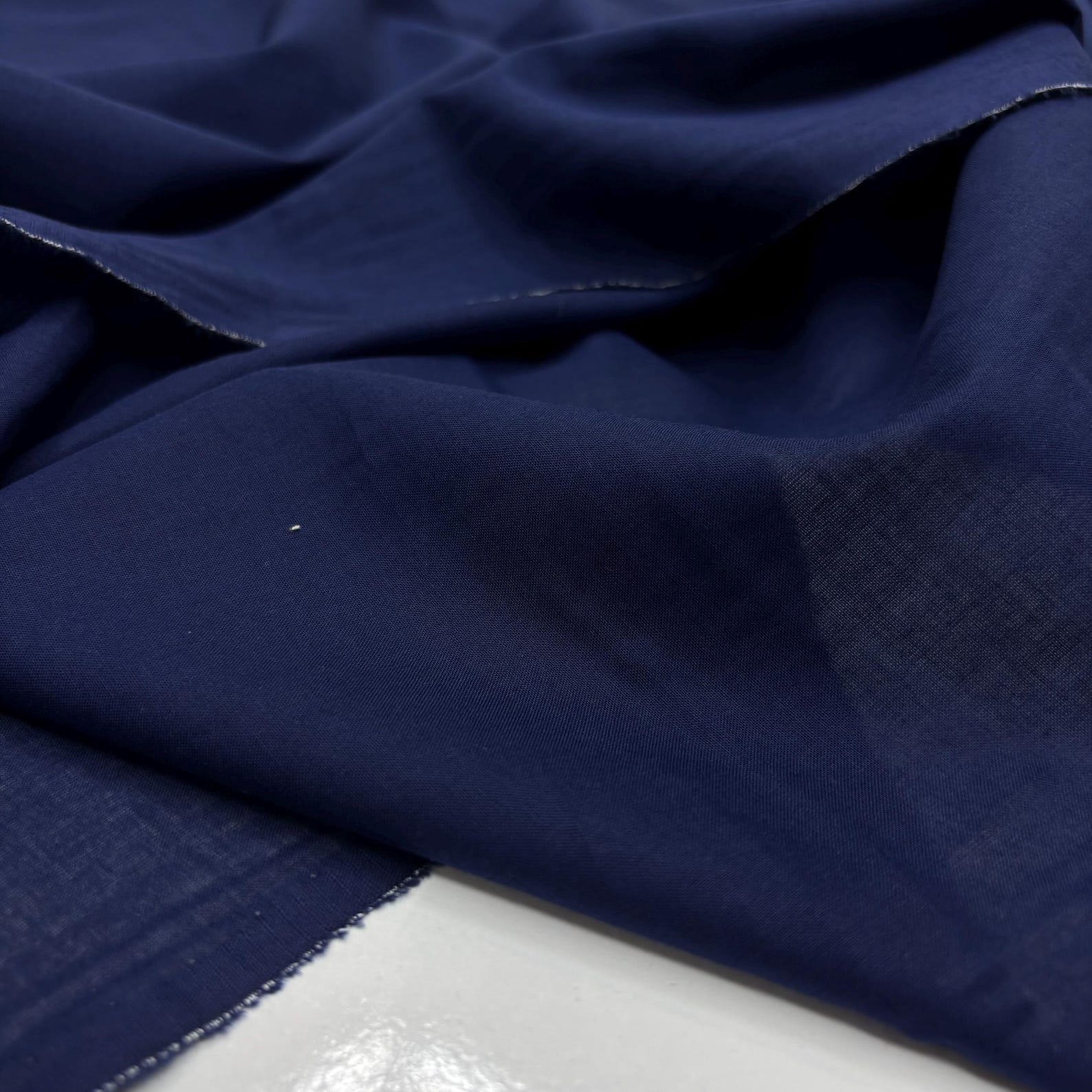 Navy Blue Pure Cotton Voile:dress, Shirt, Lining,baby Textiles(wide 150 ...