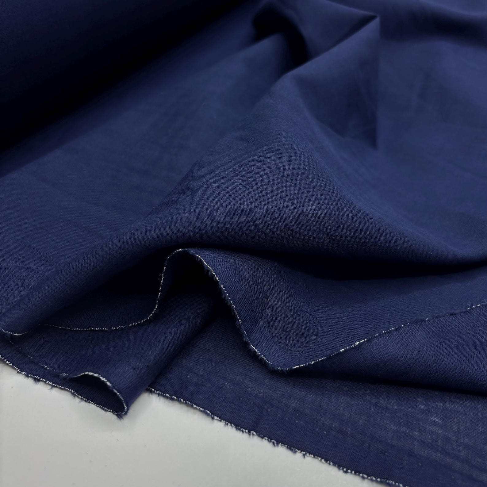 Navy Blue Pure Cotton Voile:dress, Shirt, Lining,baby Textiles(wide 150 ...