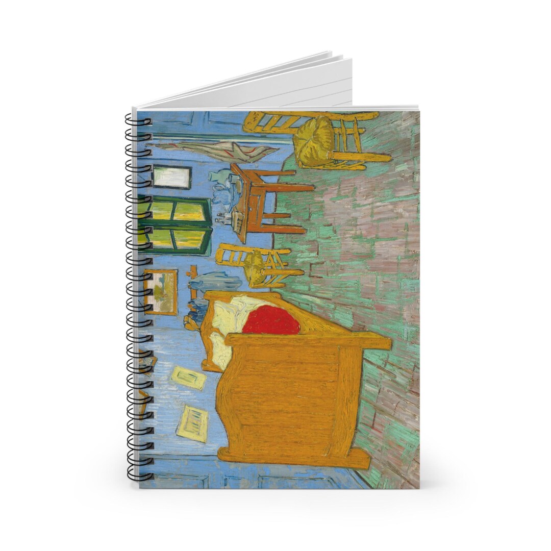 Van Gogh Bedroom Notebook, Art Spiral Journal, Famous Painting Cover - Etsy