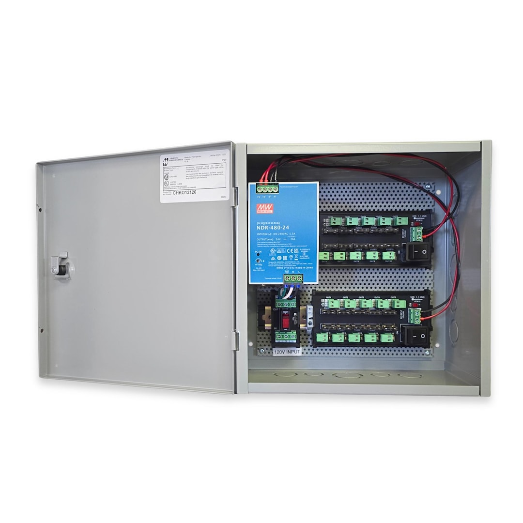 Somfy Motor Power Distribution Enclosure: 20AMP/10AMP Fused 24V - Etsy