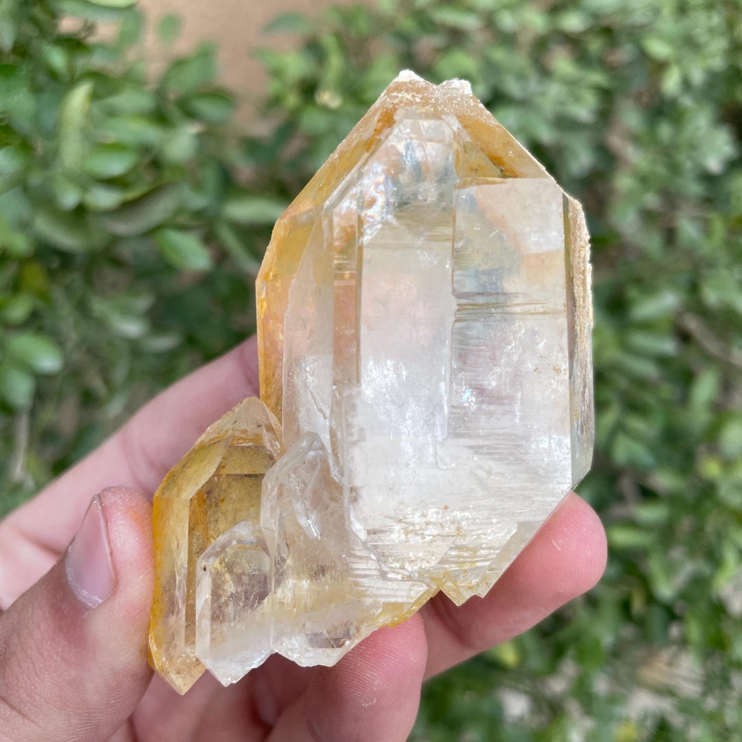 123 Grams Tangerine Faden Quartz Natural Crystal From Kharan District ...