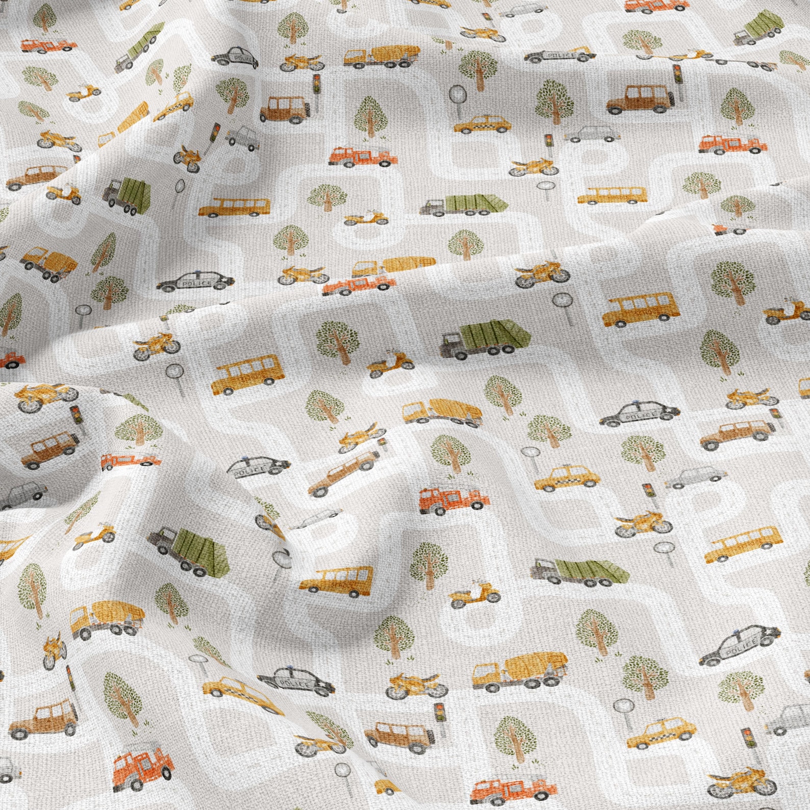 Preorder by Yard City Transport Cars Fabric Custom Printed - Etsy