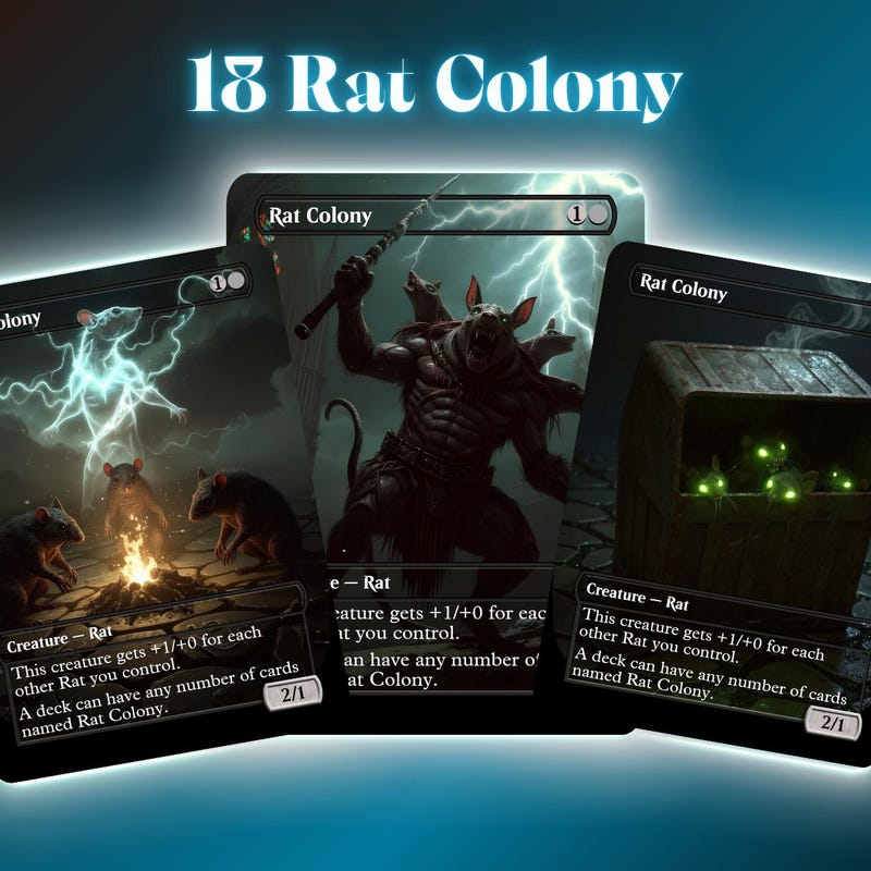 Mtg Proxy Rat Proxy - Etsy