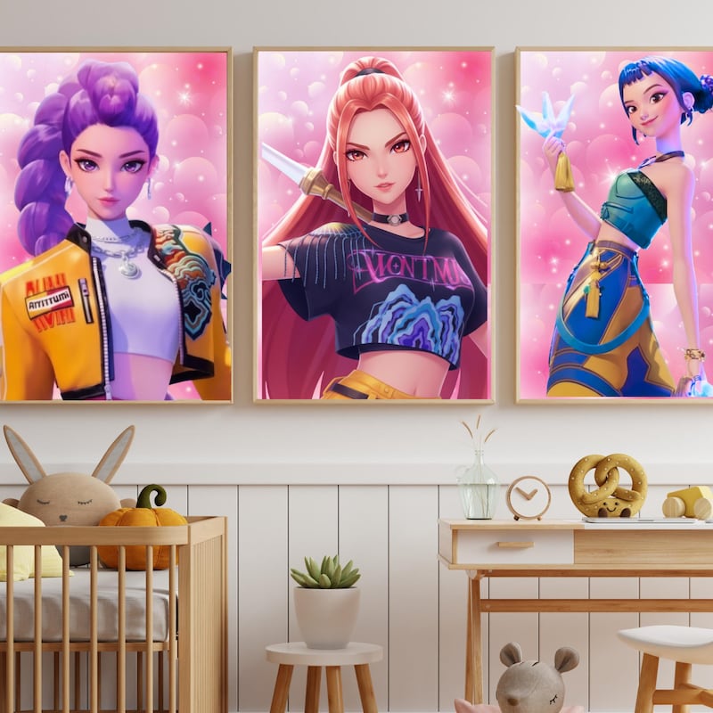 Poster kpop demon hunter - Etsy France