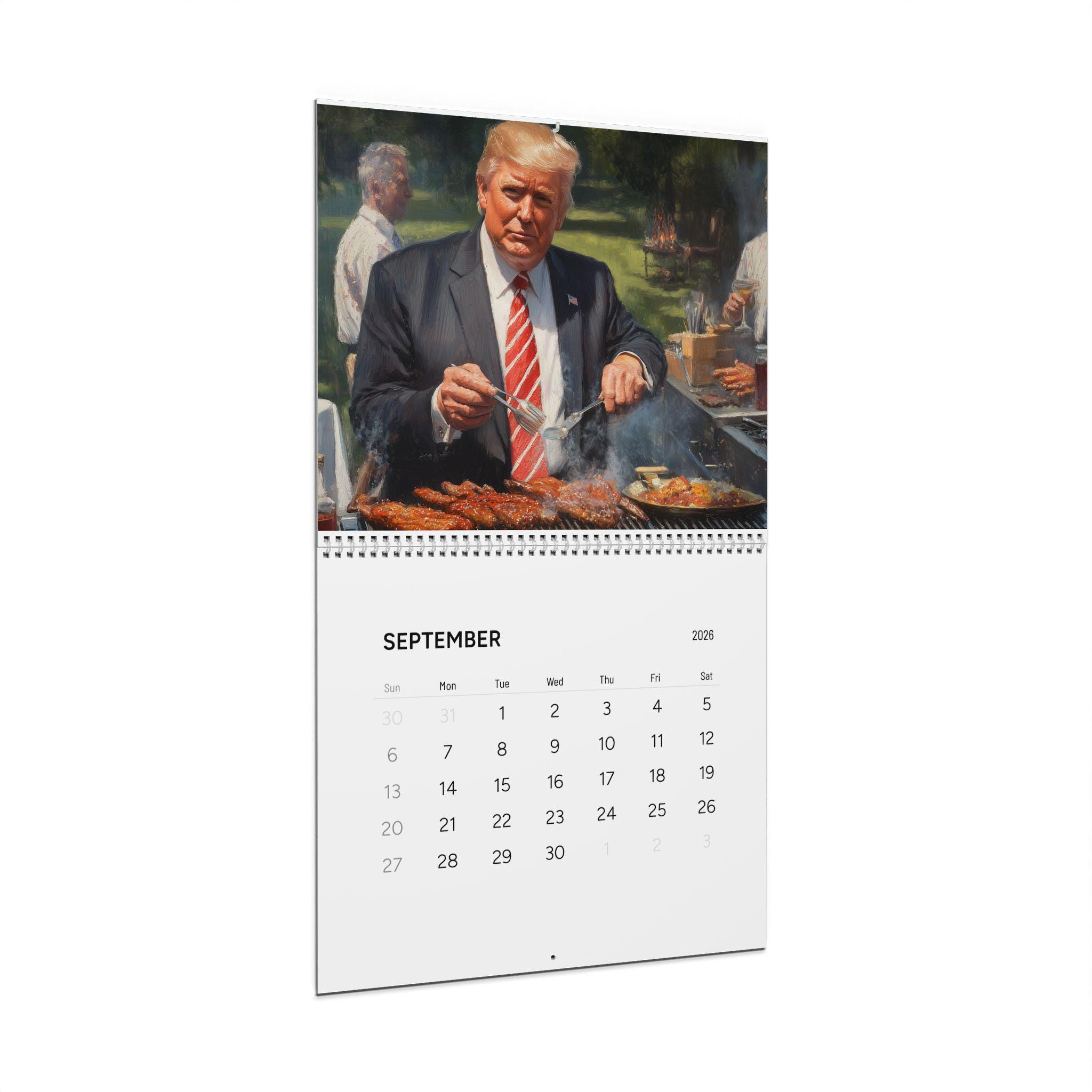 President Donald Trump 2026 Calendar Wall Calendar Funny Christmas Gag ...