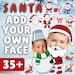 Santa Add-your-face Christmas Photo Cutout Bundle – 35+ Face-in-hole ...