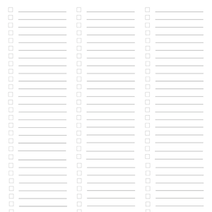 Simple Shopping Lists With Checkboxes: Grocery List PDF - Etsy