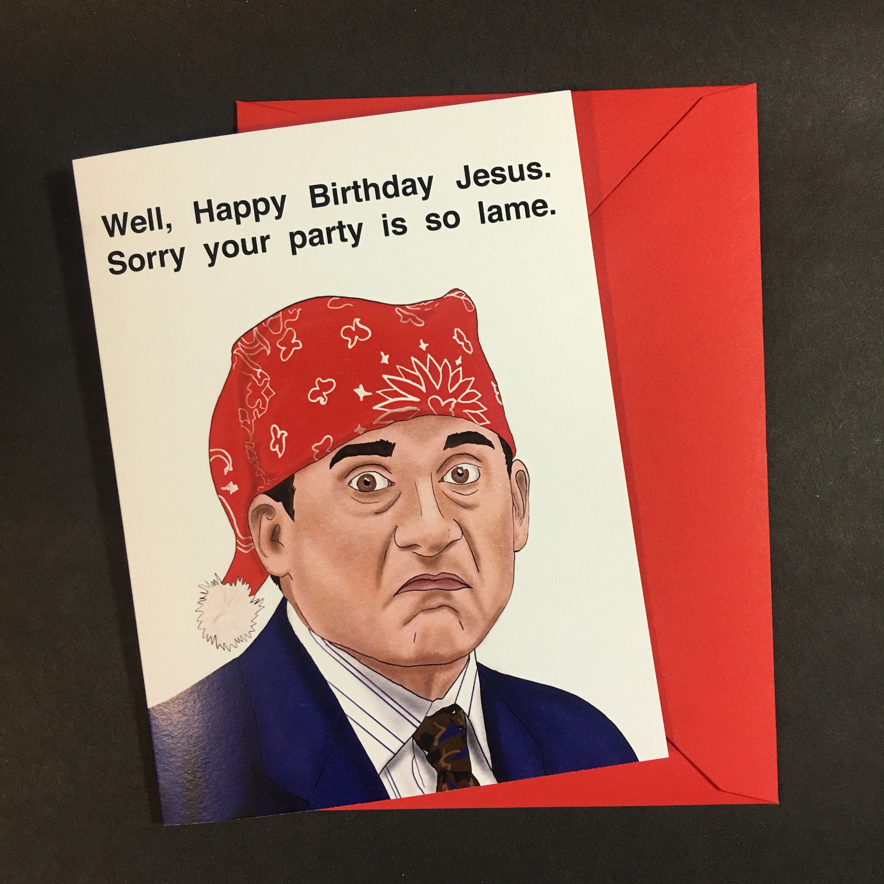 The Office Themed Christmas Cards Individual or Box of 12 - Etsy