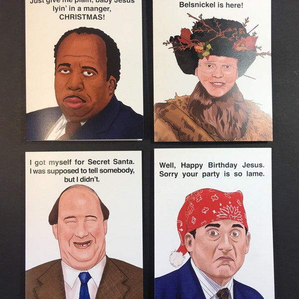 The Office Christmas Card - Etsy