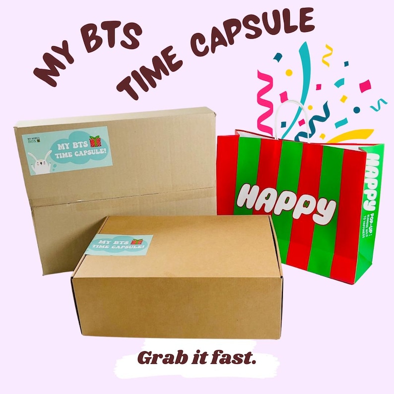 BTS Time Capsule Box - Official Merchandise Collection (2018–2024)-BTS ...