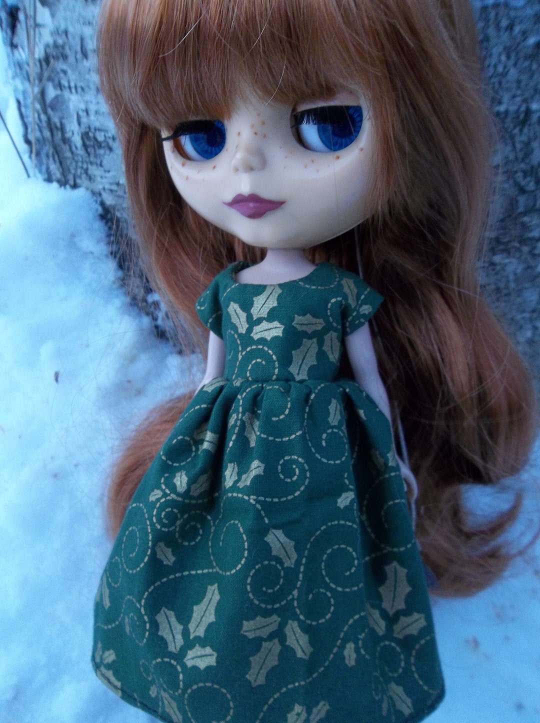 Mod Holly Dress Cap Sleeves Fits 12 Blythe Icy Jecci - Etsy