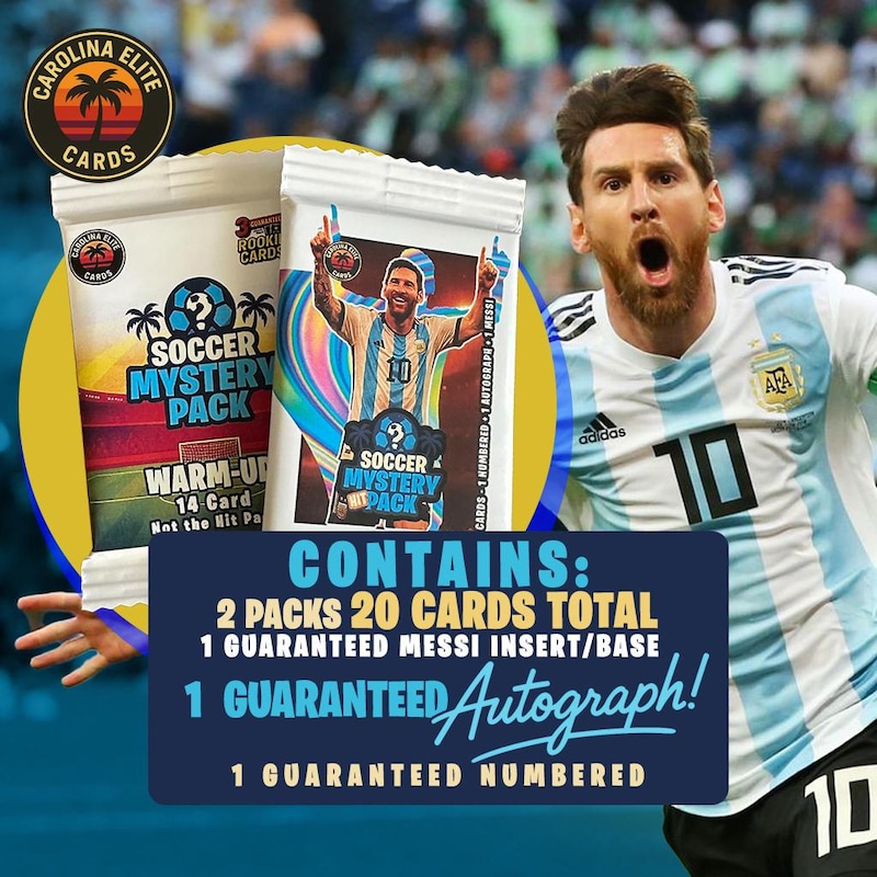 Soccer Trading Card Pack - Etsy