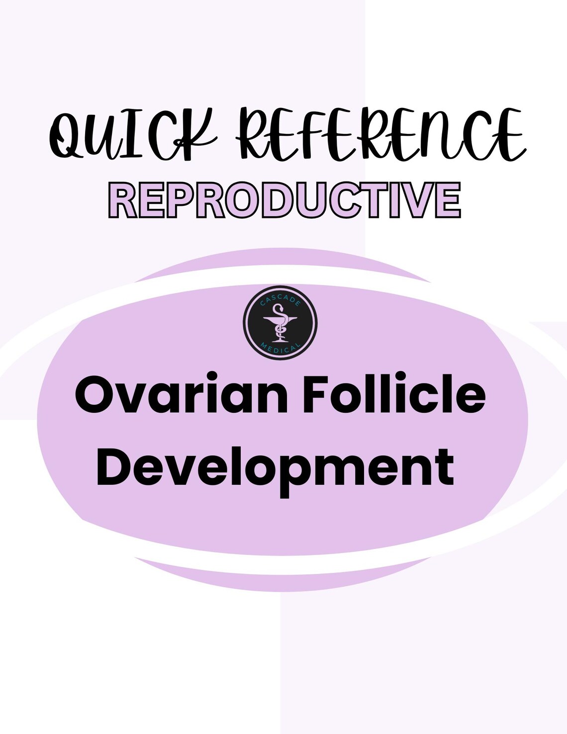 Ovarian Cycle Cheat Sheet | Female Reproductive System Study Guide ...