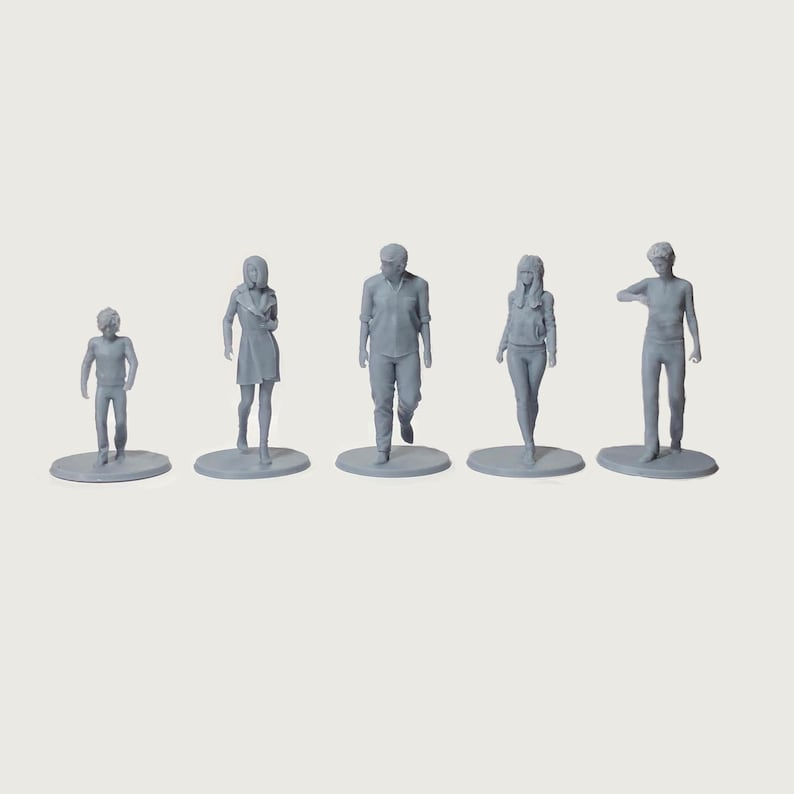 Miniature Scale People Figures: Model Making & Architecture - Etsy