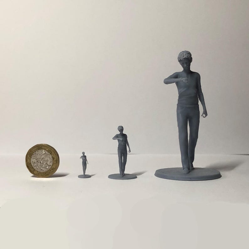 Miniature Scale People Figures: Model Making & Architecture - Etsy