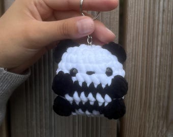 Handmade Crochet Animal Amigurumi Keychain Crochet Panda Keychain ...