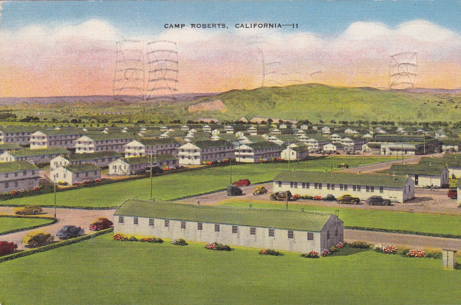 Camp Roberts 1940s Vintage Postcards California Military | Etsy