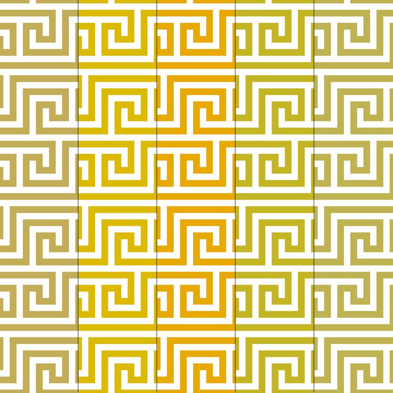 100 Seamless Greek Key Pattern Digital Paper Pack: 100 Colors (PNG, 300 ...