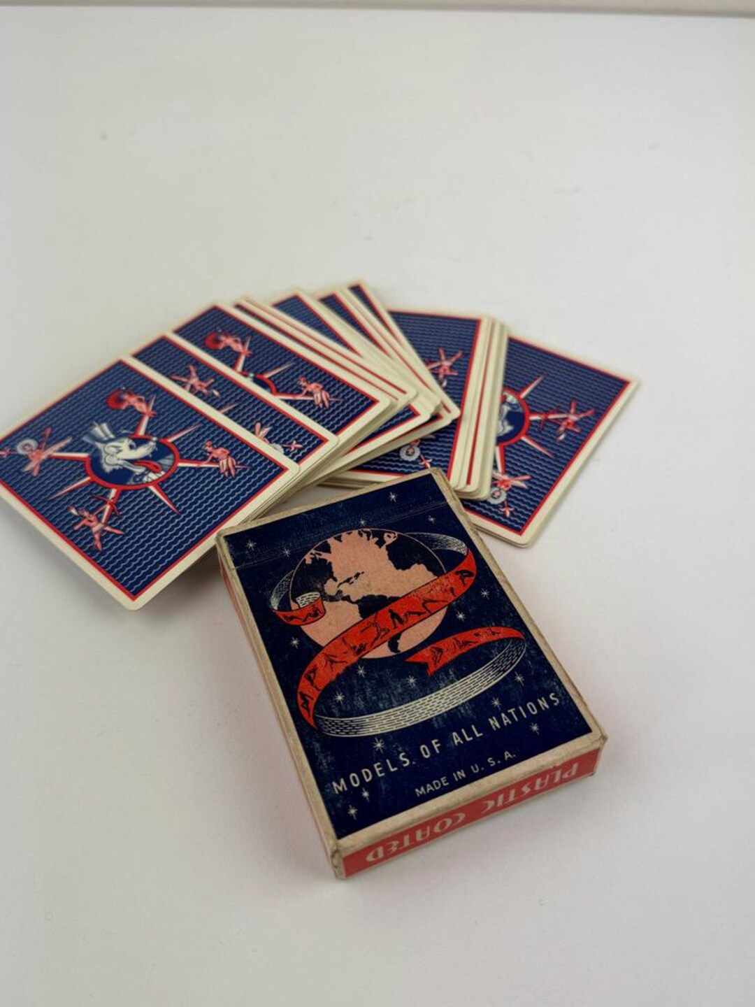 1940s Models of All Nations Playing Cards – Complete Deck – Vintage ...