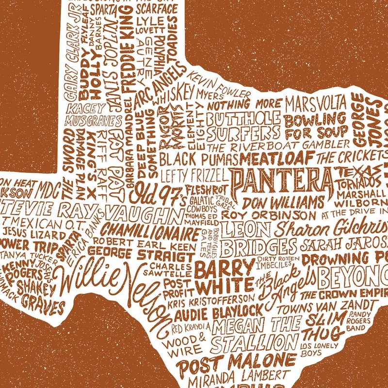 Texas Music - Etsy