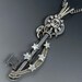 Celestial Skeleton Key Necklace, Sun Moon and Stars Antique Wire ...