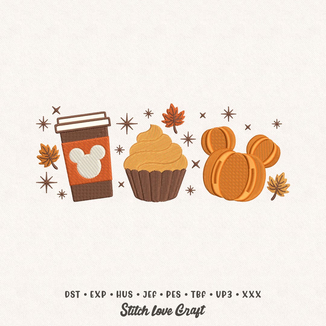 Cozy Fall Machine Embroidery Design: Autumn Leaves, Pumpkin, Sweatshirt ...