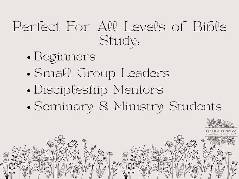 Bible Study Template Bundle | Verse Map, Context Guide (PDF Set) - Etsy