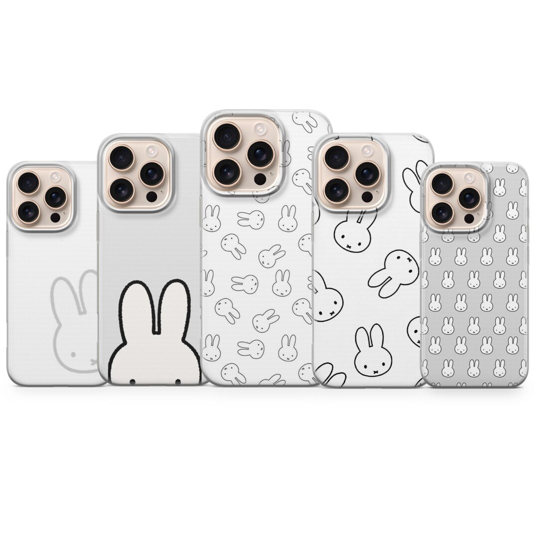 Miffy Phone Case Bunny Kawaii Aesthetic Cover for iPhone 17 Pro Max,16e ...