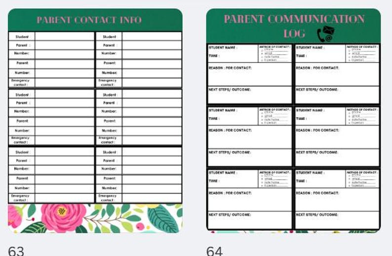 Teacher Planner 2025-2026 - Etsy