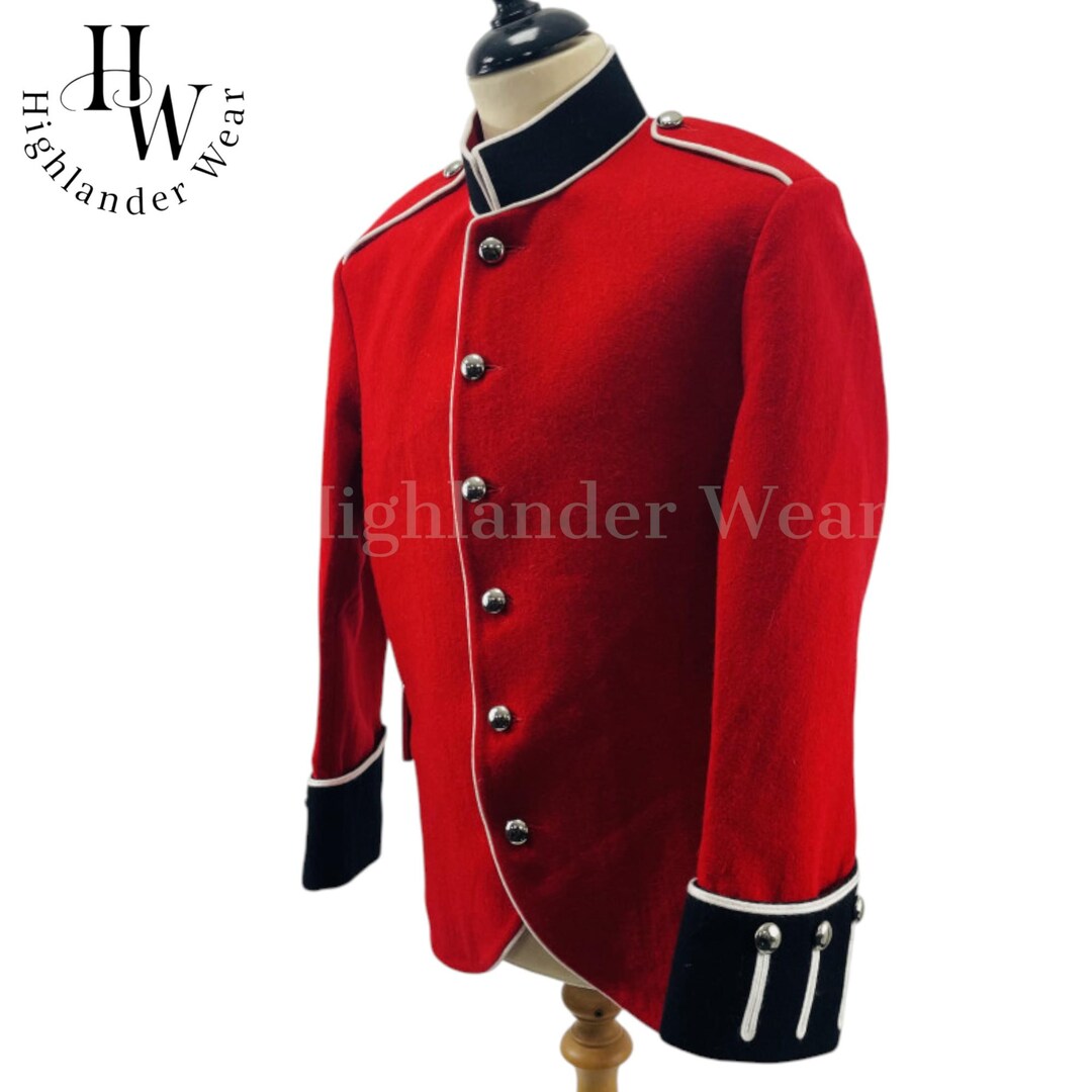 15th Regiment of Foot British Military Tunic - Red Wool Infantry Jacket ...