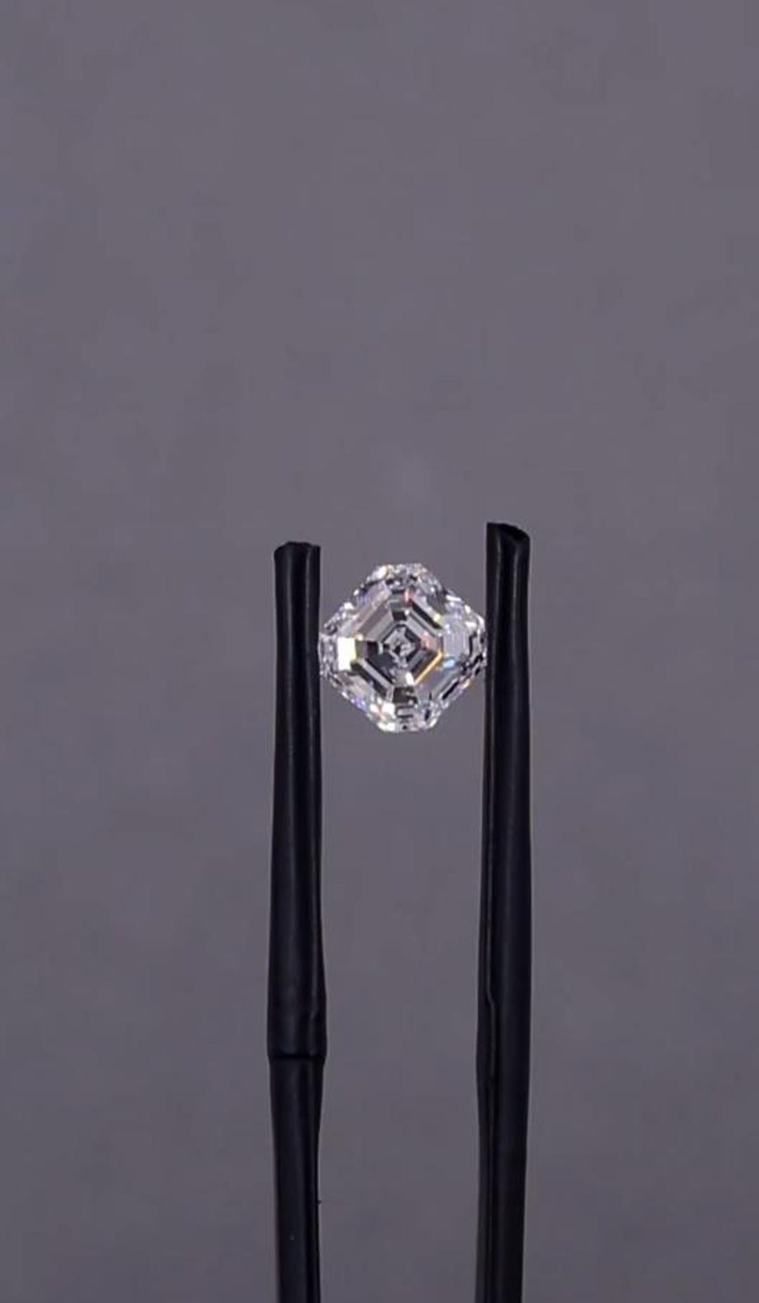 1ct Asscher Cut Lab Grown Diamond | D-E Color, VS/VVS Clarity - Etsy