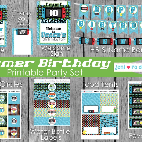 Game on Level up Party Decorations - Etsy