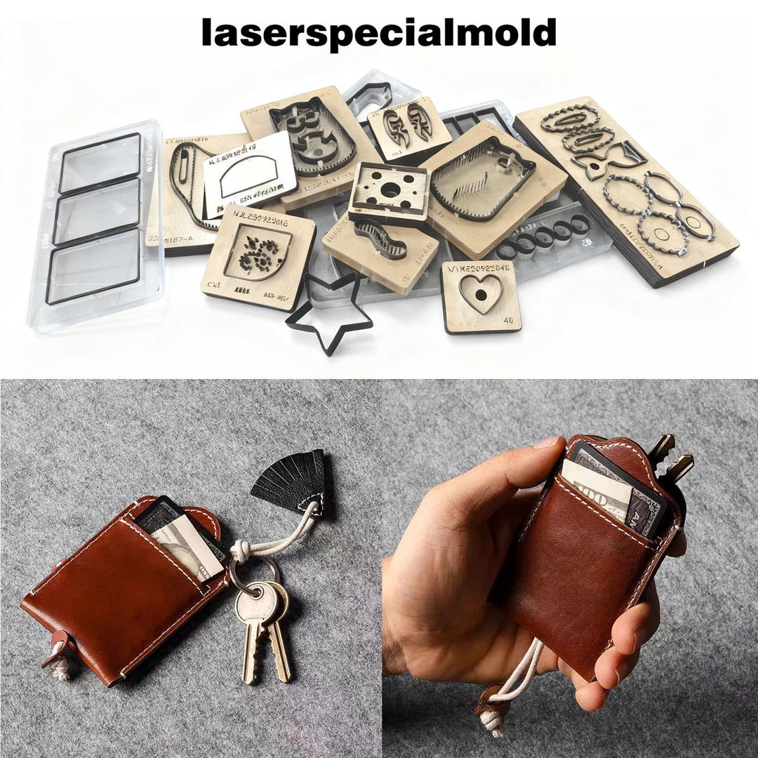 Slim Pull-out Keychain Card Holder Die - 2-in-1 Portable Key Ring ...