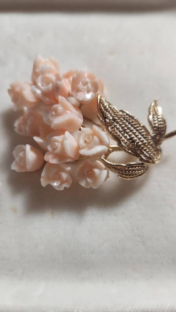 Vintage 14k gold roses - Gem