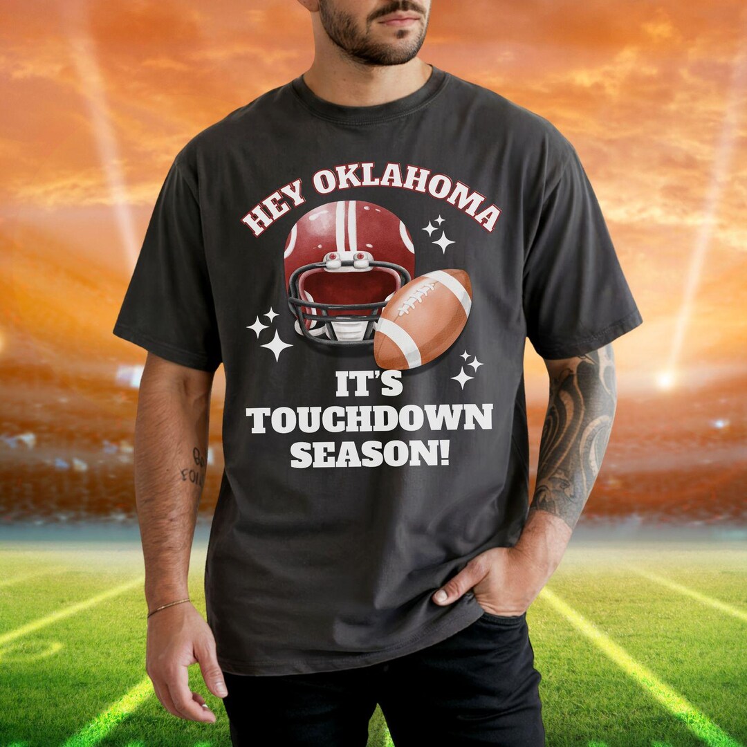 Comfort Colors Oklahoma Sooners Football Tee, Game Day Shirt - Etsy