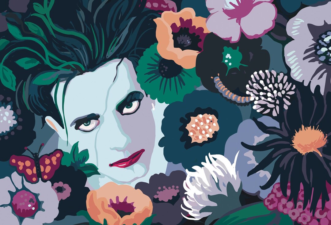 The Cure Postcards Disintegration Illustration the Mouth of - Etsy