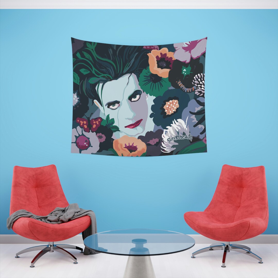 The Cure Robert Smith Wall Hanging - Disintegration - Etsy