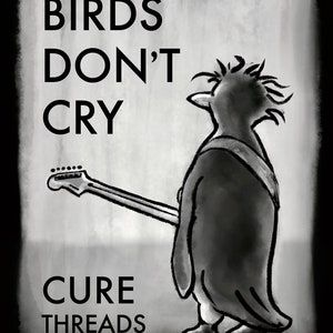 The Cure Birds and Boys Dont Cry Robert Smith Penguin White Mug - Etsy