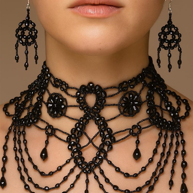 Native Beadwork Goth - Etsy UK