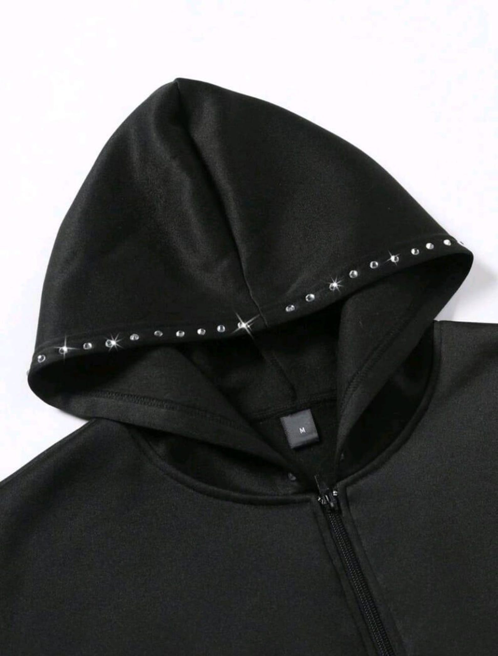 Black Chicago Sparkle Tracksuit With Rhinestone Detailing - Etsy