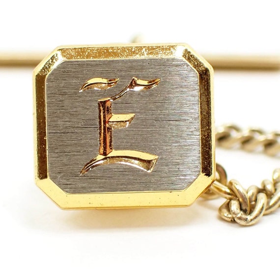 Letter e initial two-tone - Gem