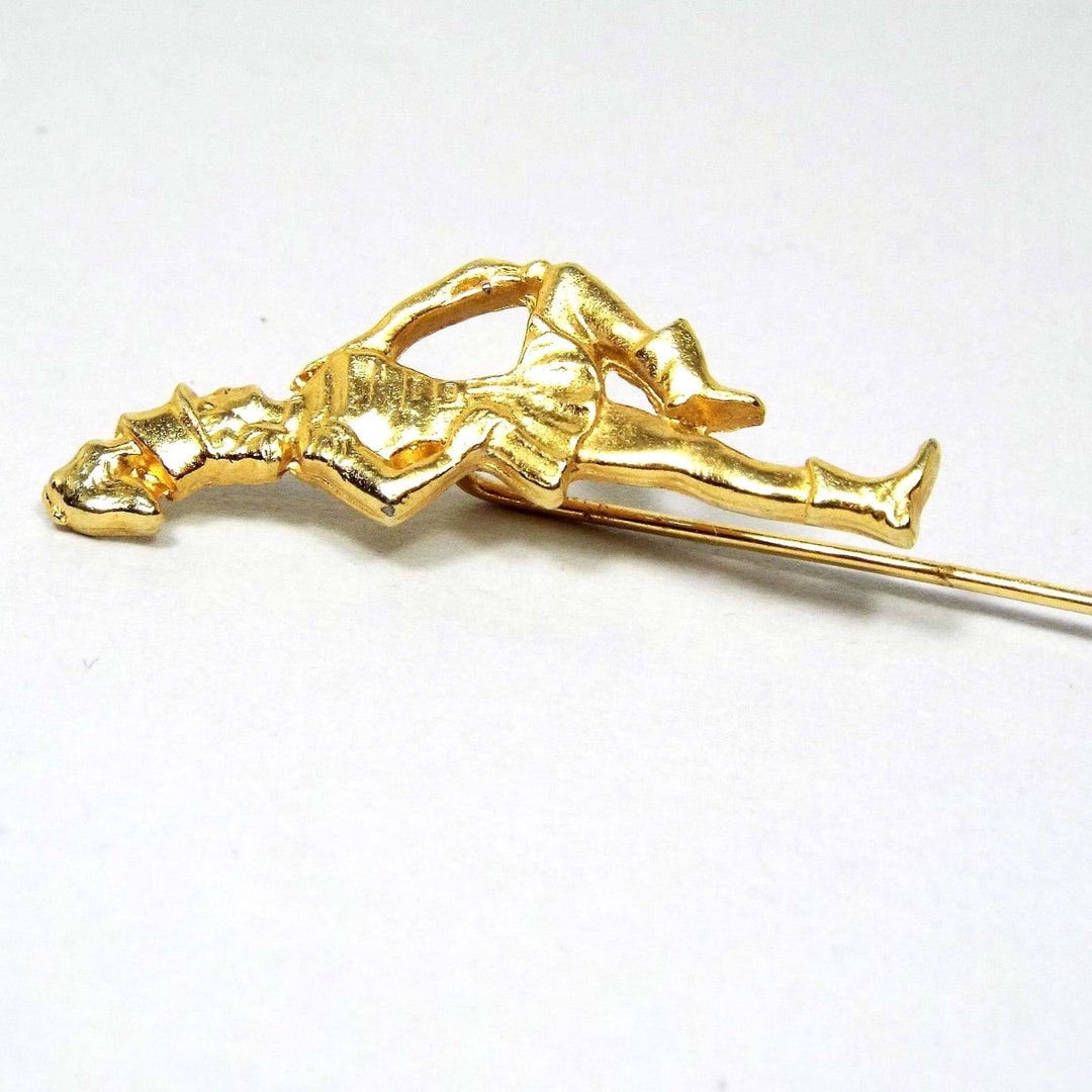 Mid Century Vintage Marching Band Baton Girl Stick Pin, Teacher Gift ...