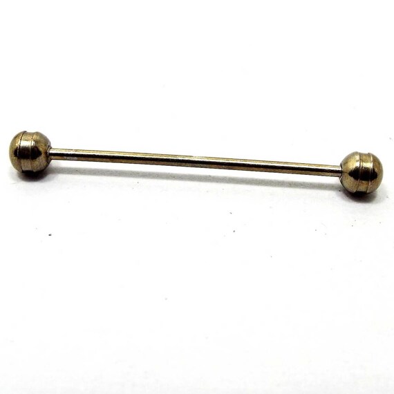 Rounded End Vintage Collar Bar Stay - Gem