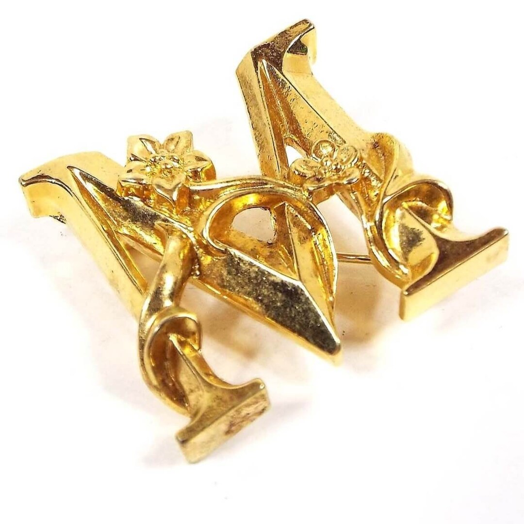 Avon Initial Letter M Vintage Brooch Pin, Gold Tone, Gifts Under 20 - Etsy