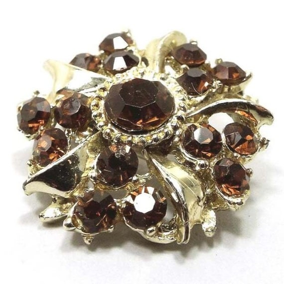 mid century small rhinestone - Gem