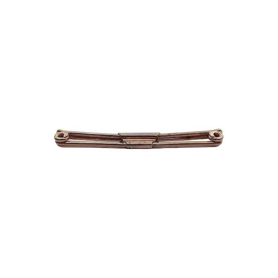 Swank 50 Mid Century Vintage Gold Tone Collar Clip St… - Gem
