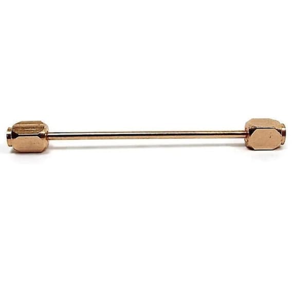 Vintage collar bar stay - Gem