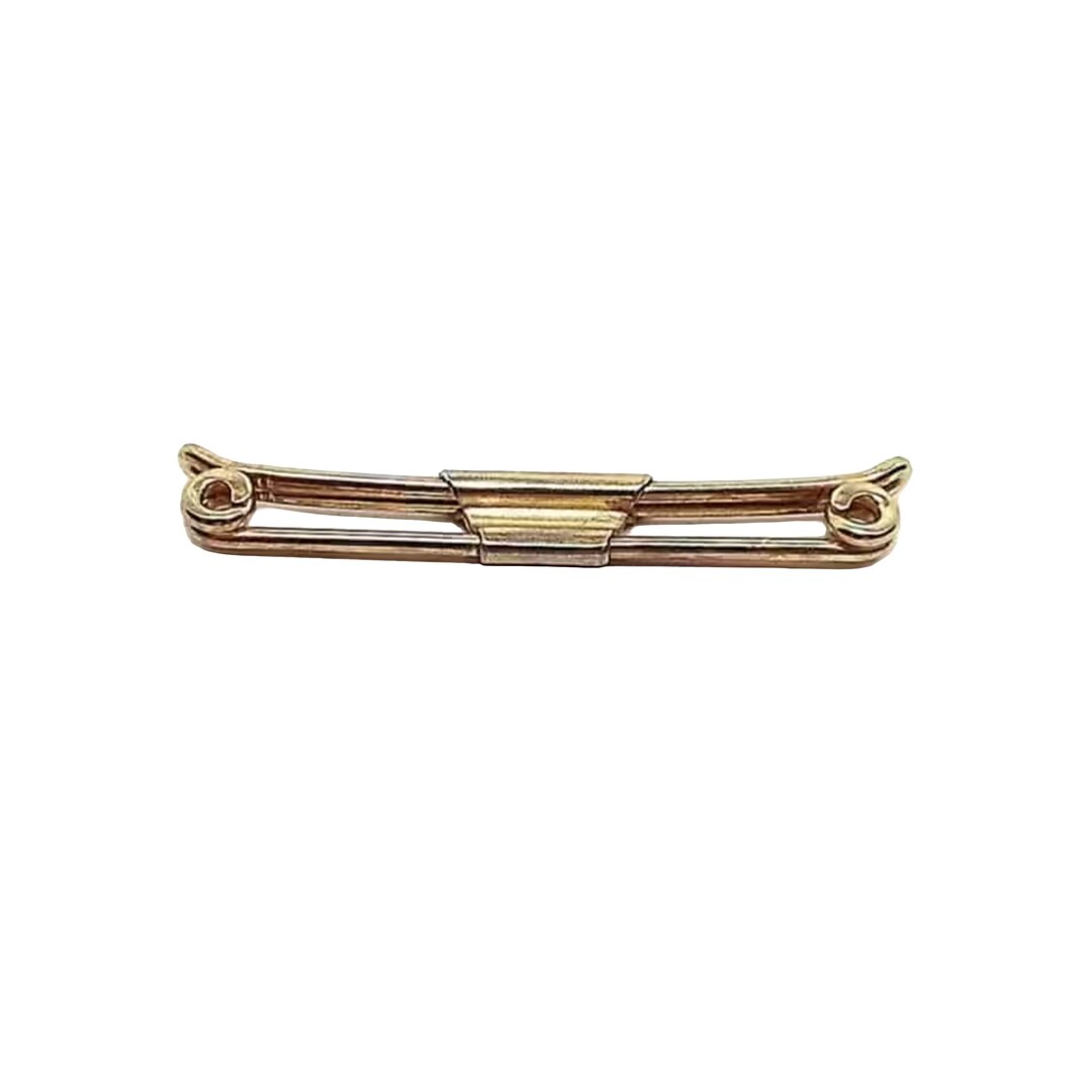 1920's Vintage Swank 50 C Gold Tone Collar Clip Stay With Spiral Ends ...