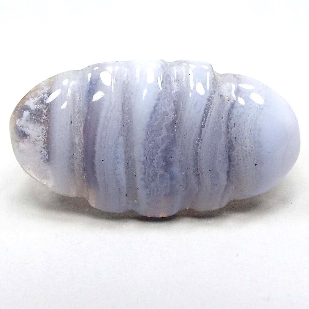 Periwinkle Blue and Light Purple Glass Vintage Pearl Shortener - Etsy